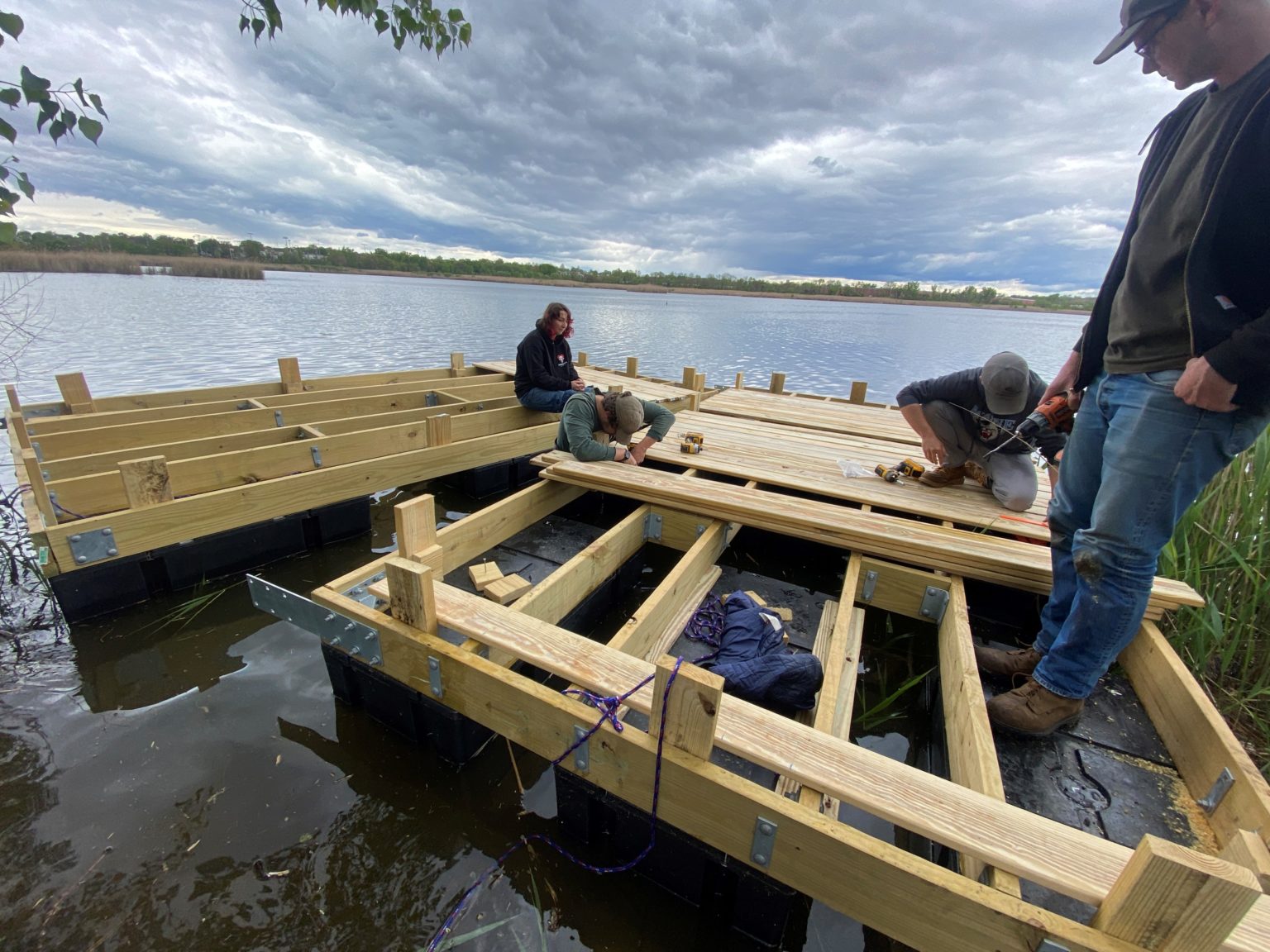 Kearny Marsh Artificial Floating Island Initiative Taking Shape! | The ...